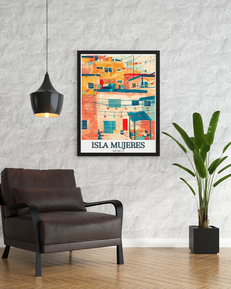 Isla Mujeres Travel Poster Isla Mujeres Mexico Wall Art and Decor ...