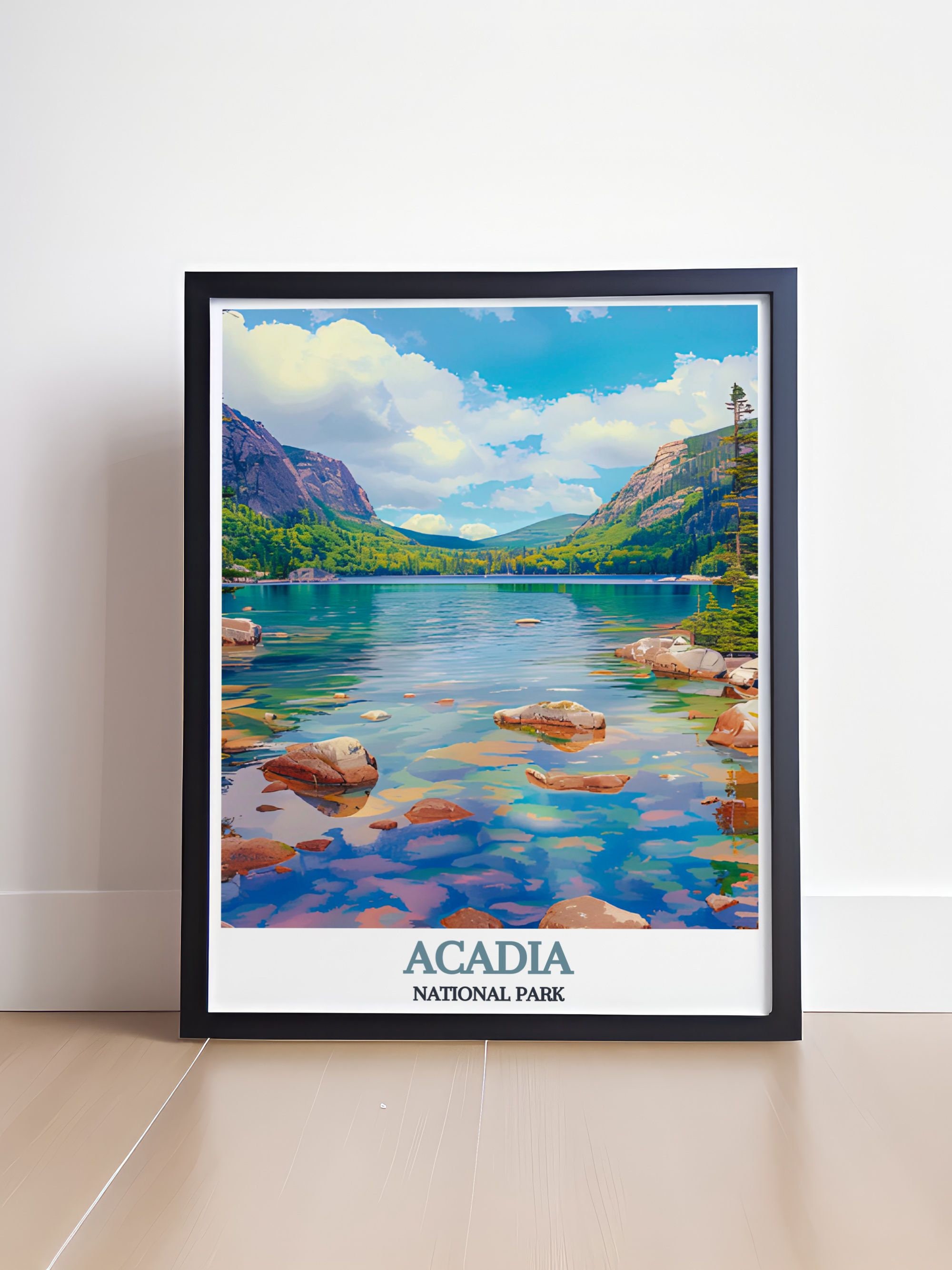 Acadia Wall Art Jordan Pond National Park Print Jordan Pond Art Print ...
