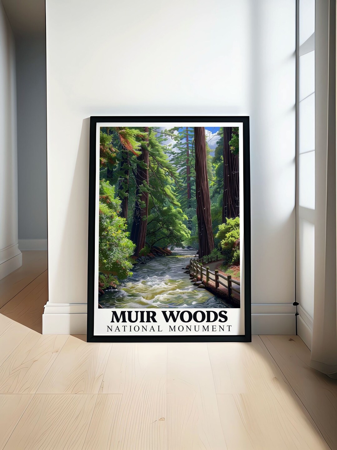 Muir Woods National Monument Travel Poster - Muir Woods National ...