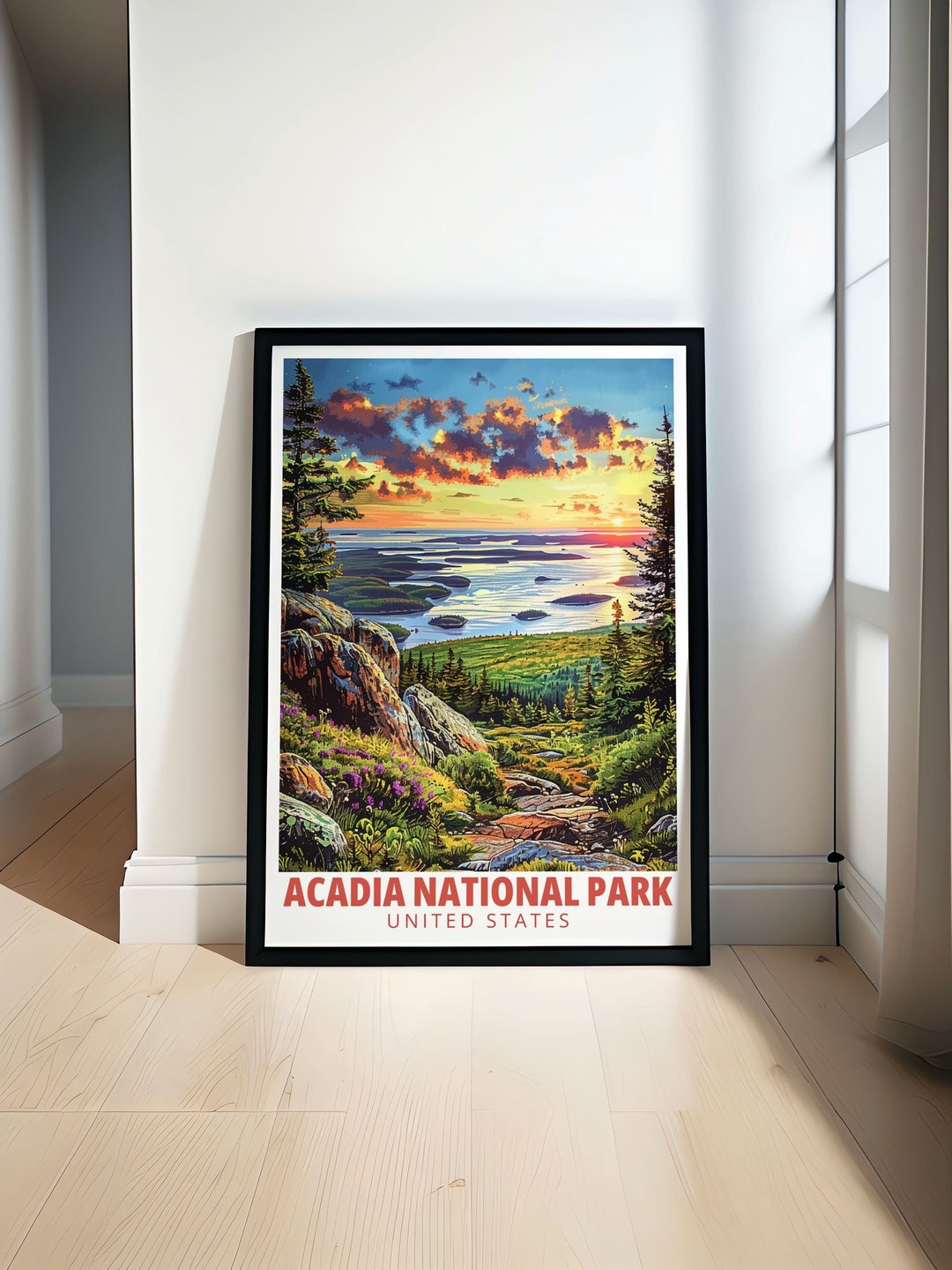 Acadia National Park Wall Art - Cadillac Mountain Print and National ...