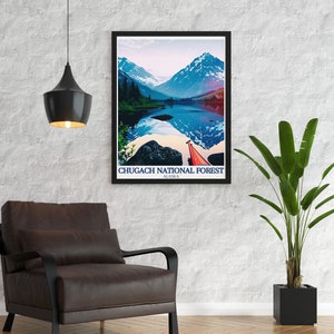 Chugach National Forest Art Posters - Lost Lake Art Collection - Kenai ...