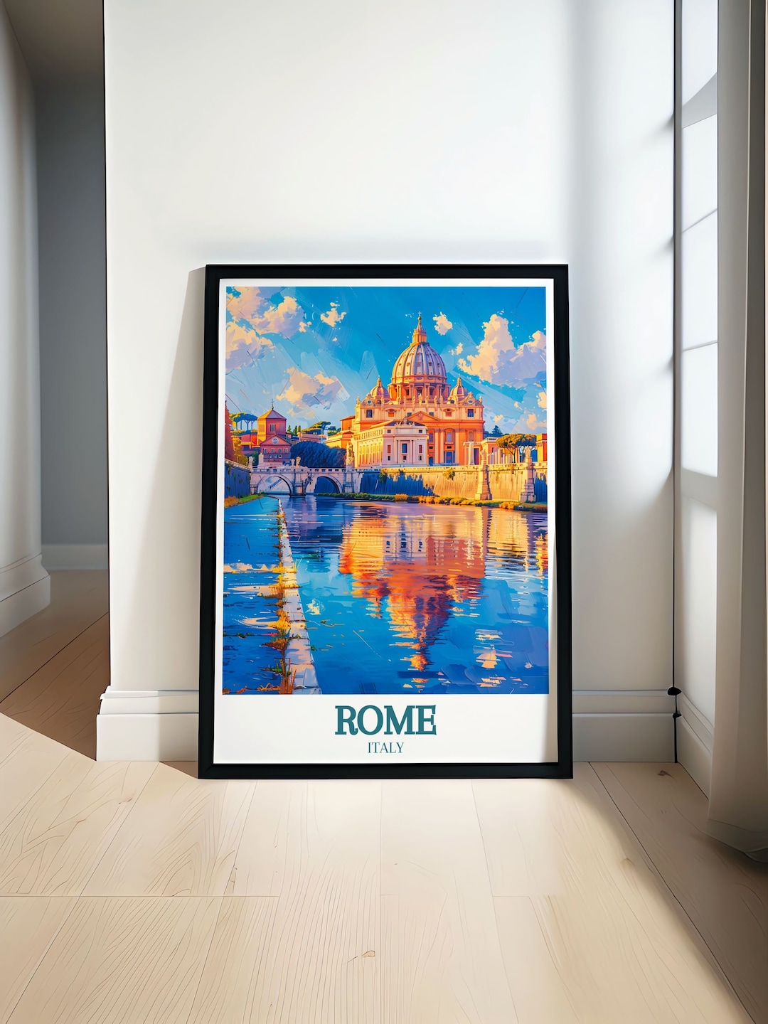 Rome Poster - Saint Peter’s Basilica Framed Print - Vatican City Print ...