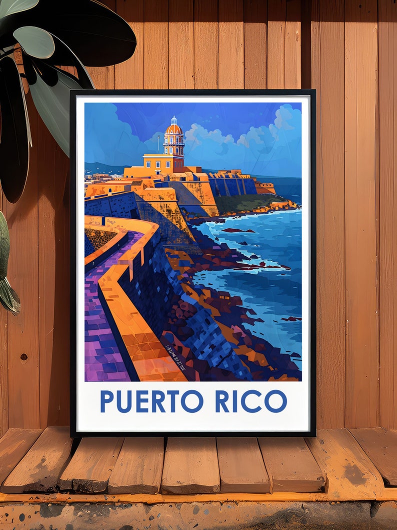 Puerto Rico Print - El Morro Decor - Puerto Rico Gift -el Morro Art ...