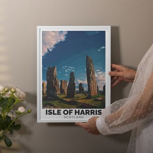 Isle of Harris Print - Callanish Standing Stones Poster - Scottish ...