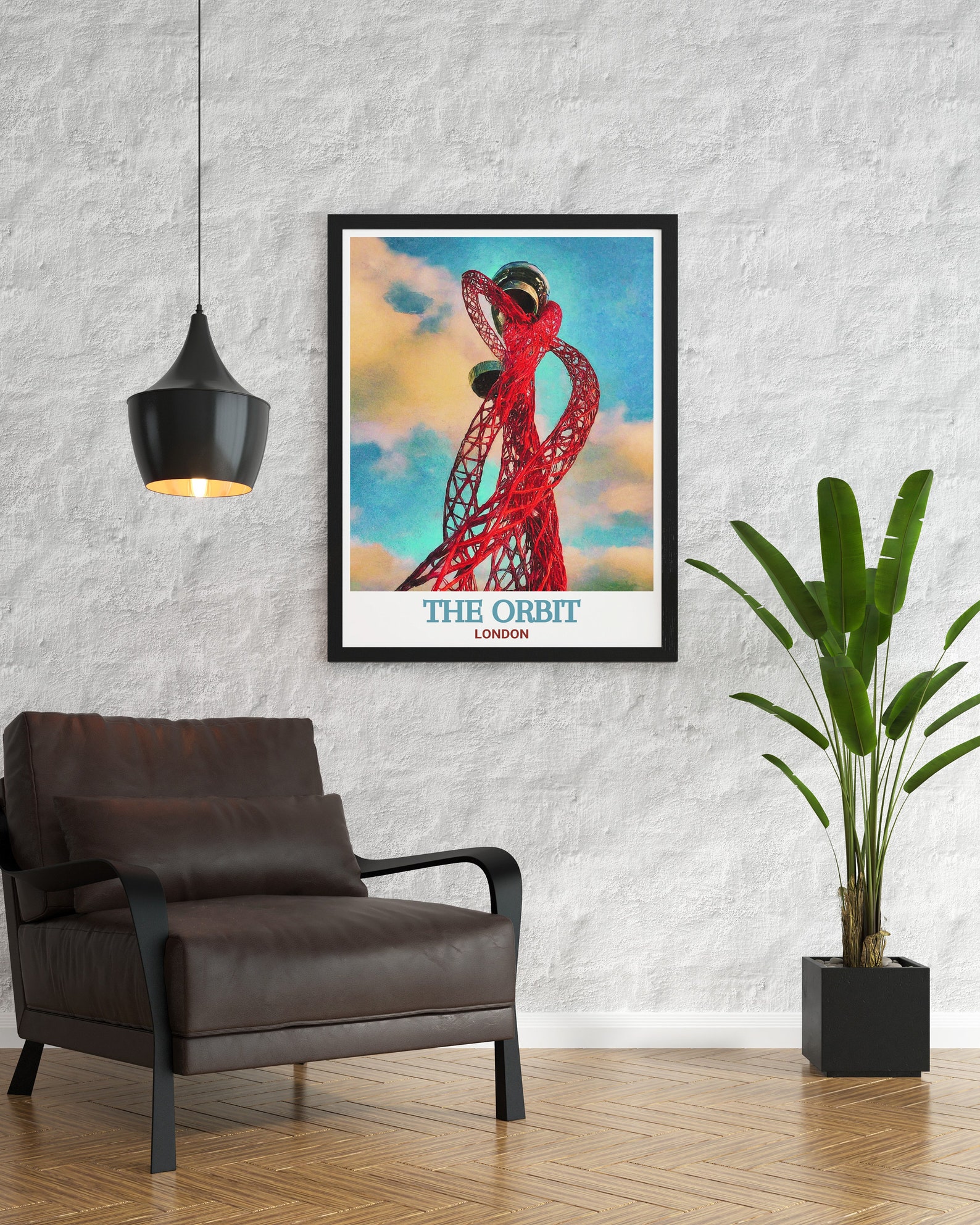 The Orbit Art Prints London Travel Art the Arcelormittal Orbit Posters ...