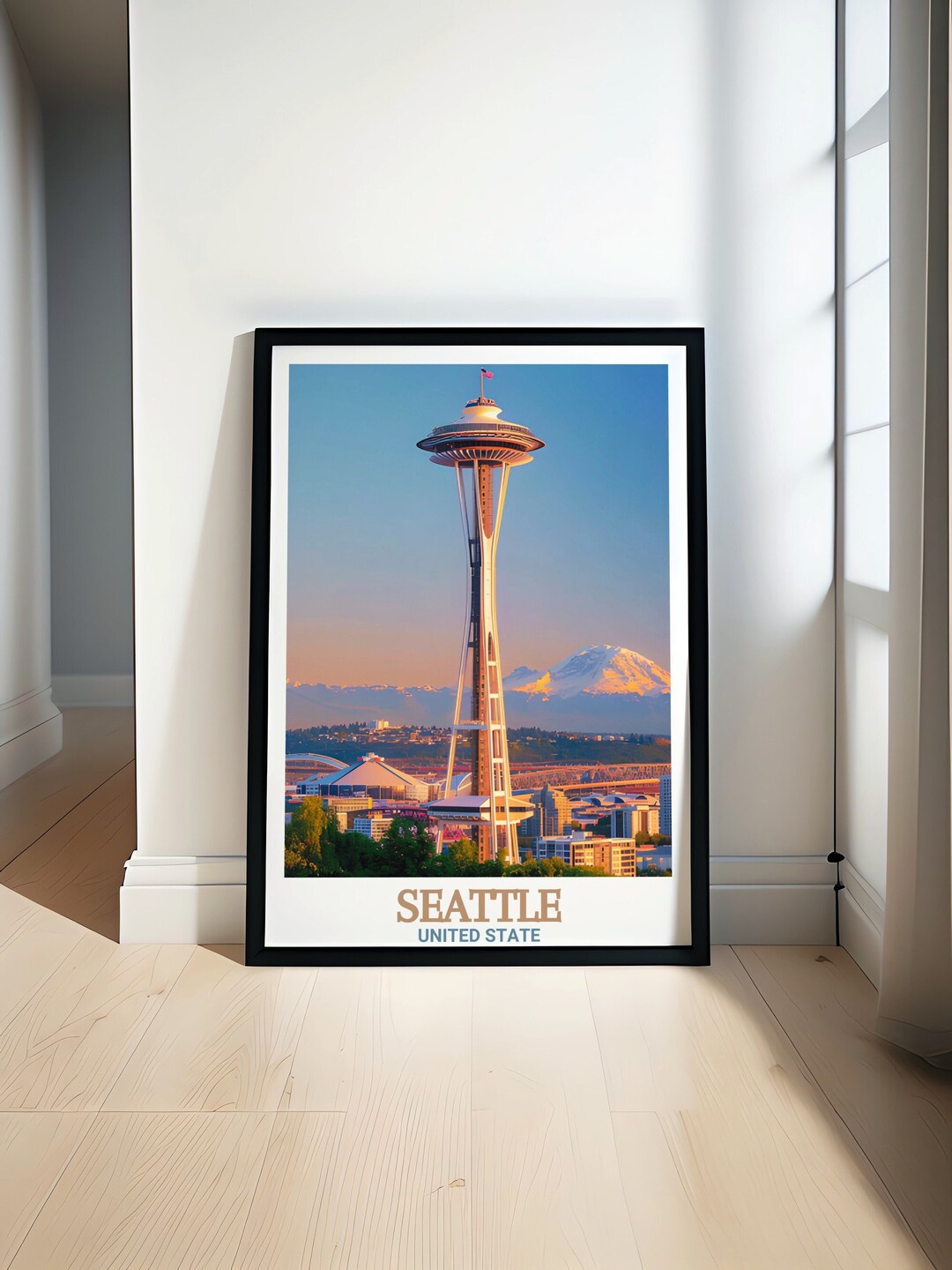 Seattle Travel Print - Space Needle Decor for Every Occasion - Space ...