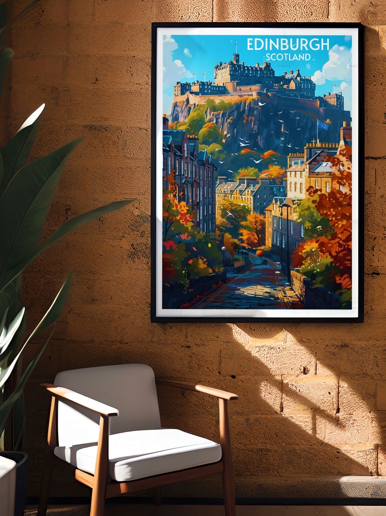 Majestic Edinburgh Castle Posters Edinburgh Castle Art for Timeless ...