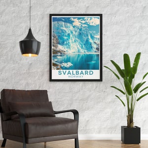 Svalbard Art Collection- Nordenskiöld Glacier Decor for Every Occasion ...