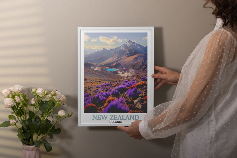 New Zealand Art Collection - Tongariro National Park Posters -new ...