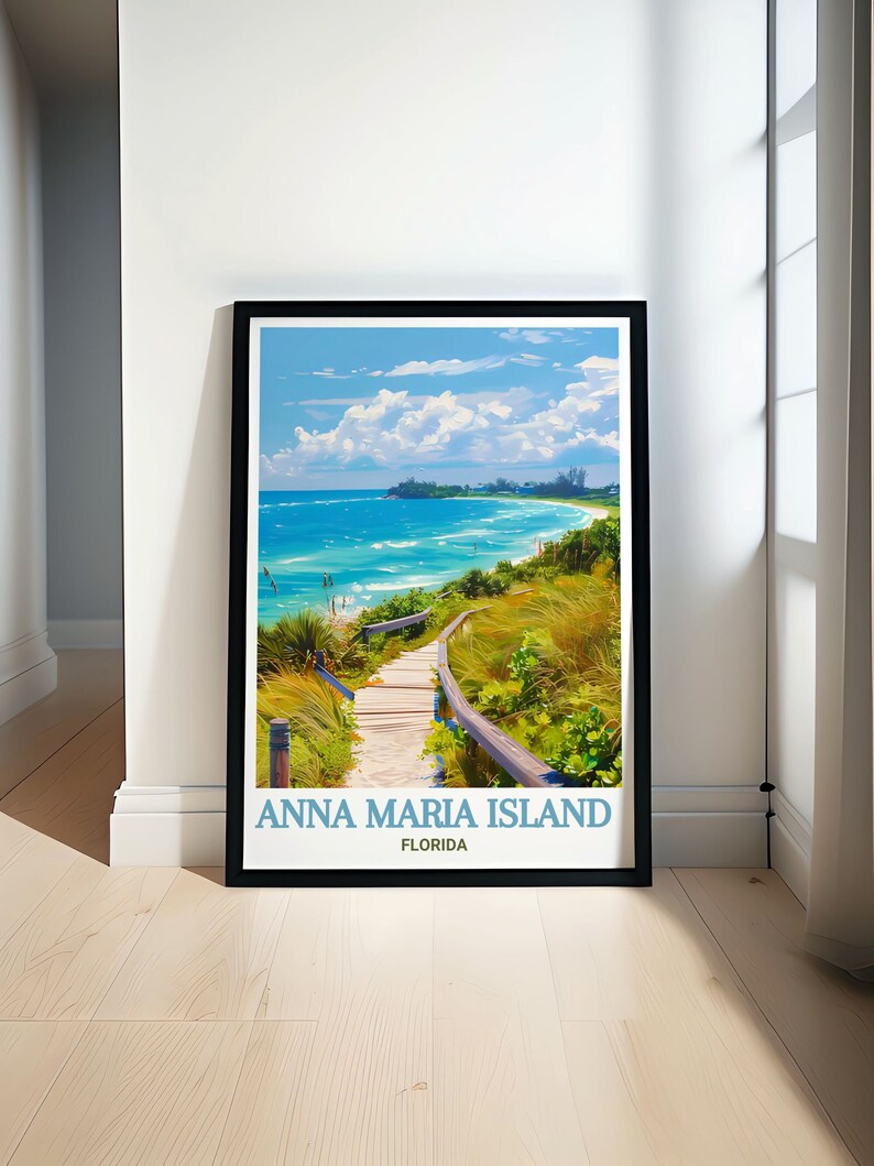Florida Anna Maria Island Travel Print Leffis Key Preserve Artwork ...