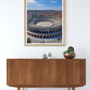 Verona Wall Art and Italian Travel Posters - Arena De Verona Artwork ...