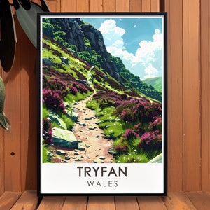 Tryfan Posters - Tryfan Prints and Heather Terrace Art - Tryfan Art and ...