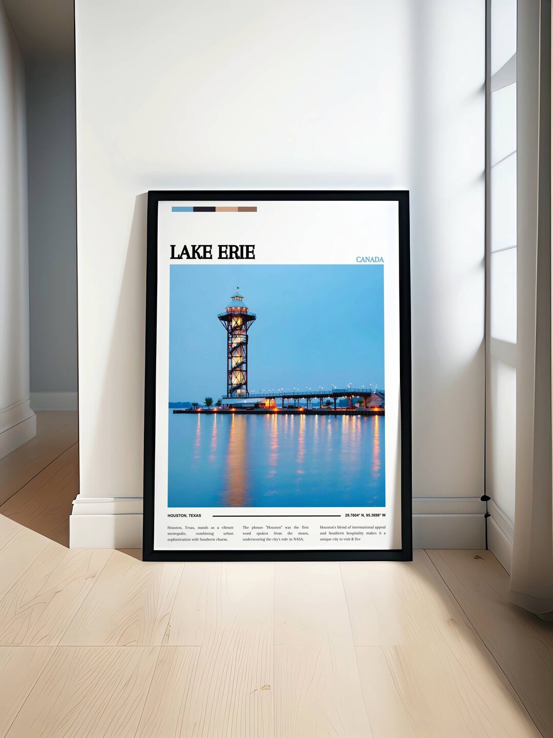 Lake Erie Prints and Wall Art - Lake Erie Travel Posters and City Maps ...