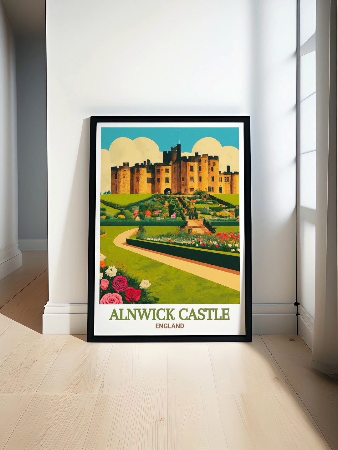 Alnwick Castle Travel Art Collection - Alnwick Castle and the Alnwick ...