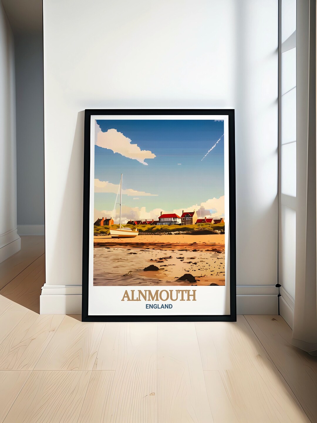 Alnmouth Travel Posters - Alnmouth Beach Posters - Alnmouth Beach Decor ...