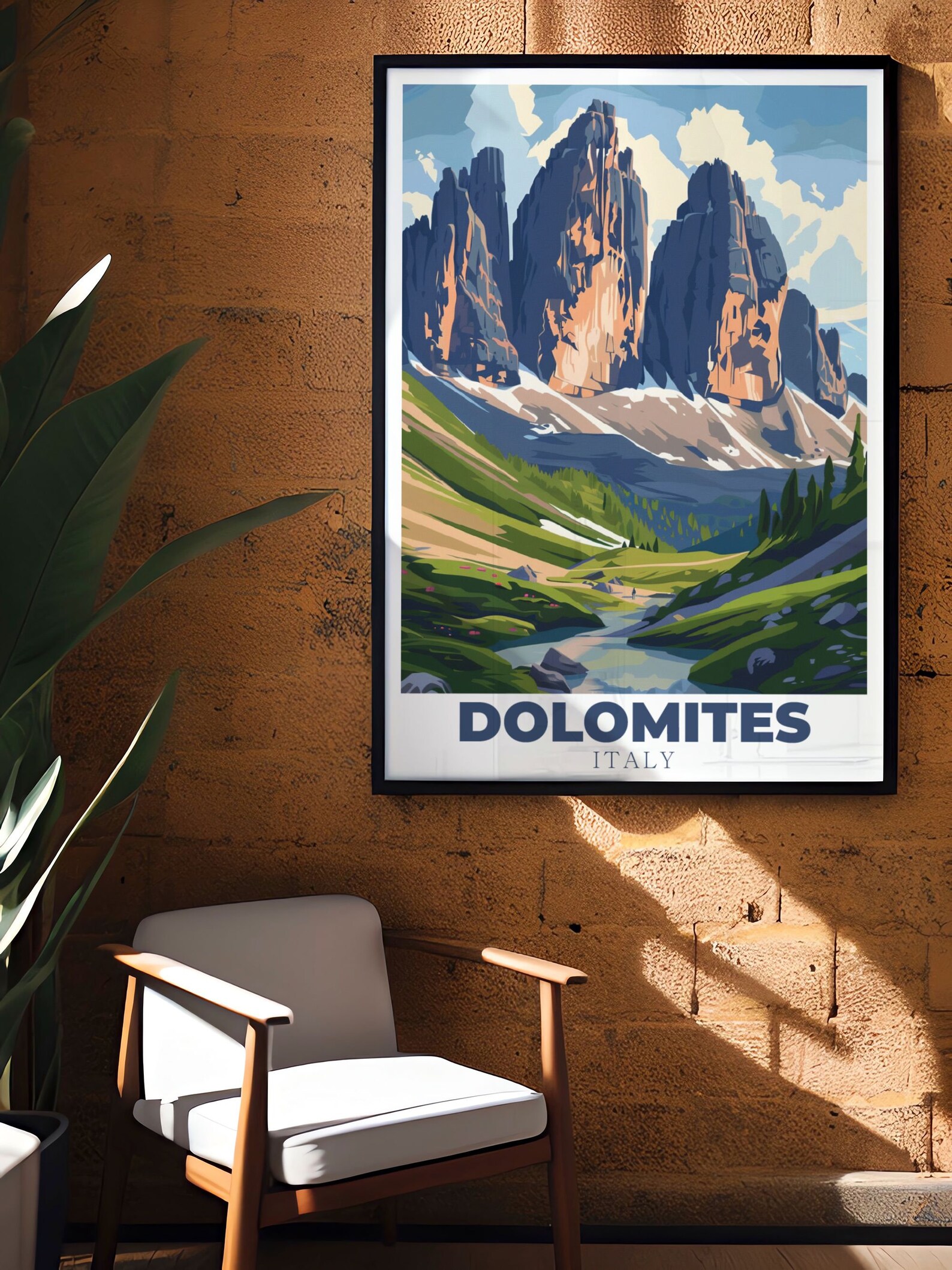 Dolomites Italy Wall Art - Tre Di Lavaredo Poster - Dolomites Print ...