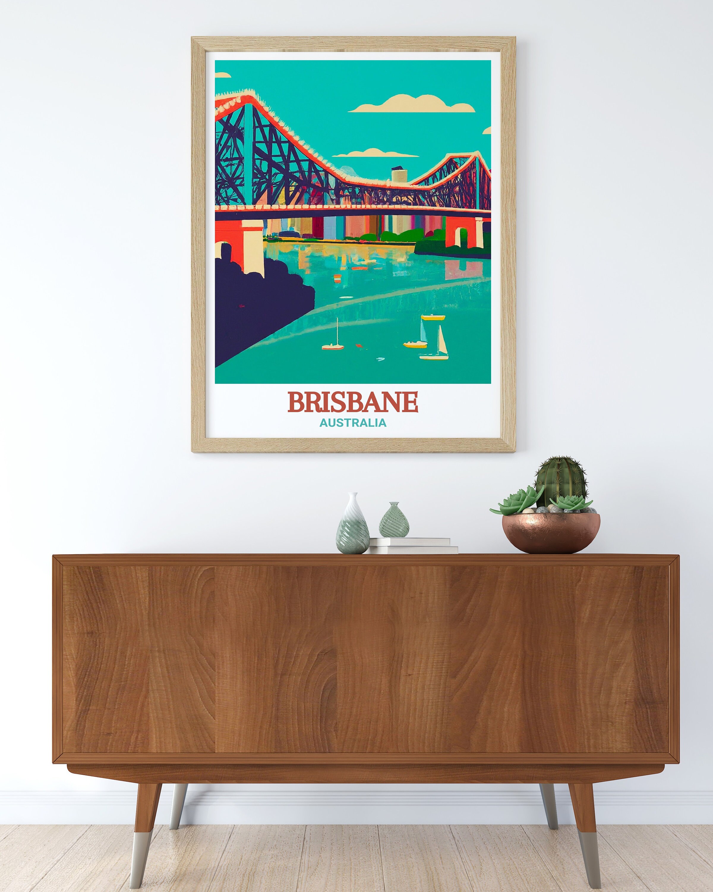 Brisbane Print - Story Bridge Australia Print - Story Bridge Poster ...