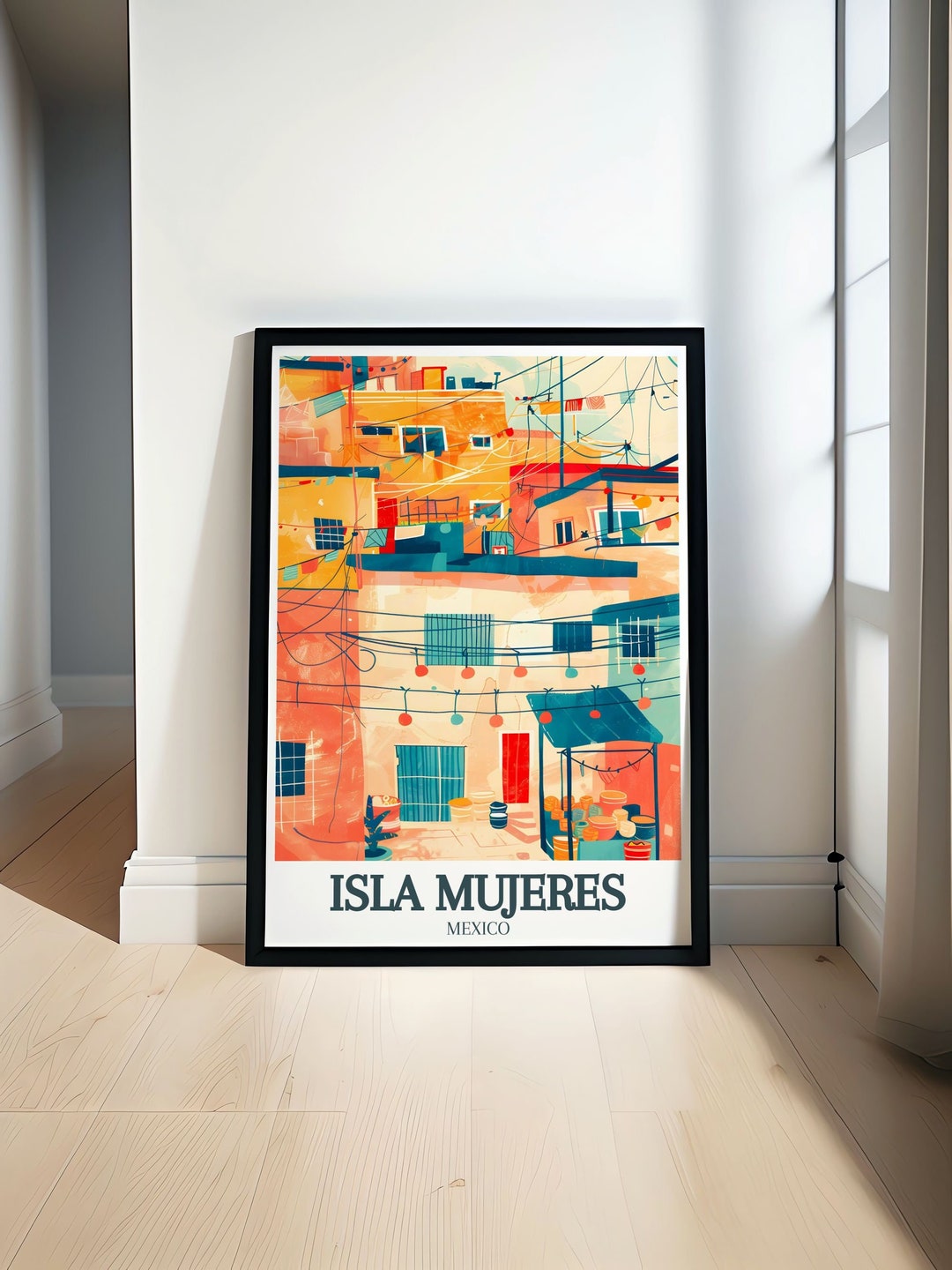 Isla Mujeres Travel Poster - Isla Mujeres Mexico Wall Art and Decor ...