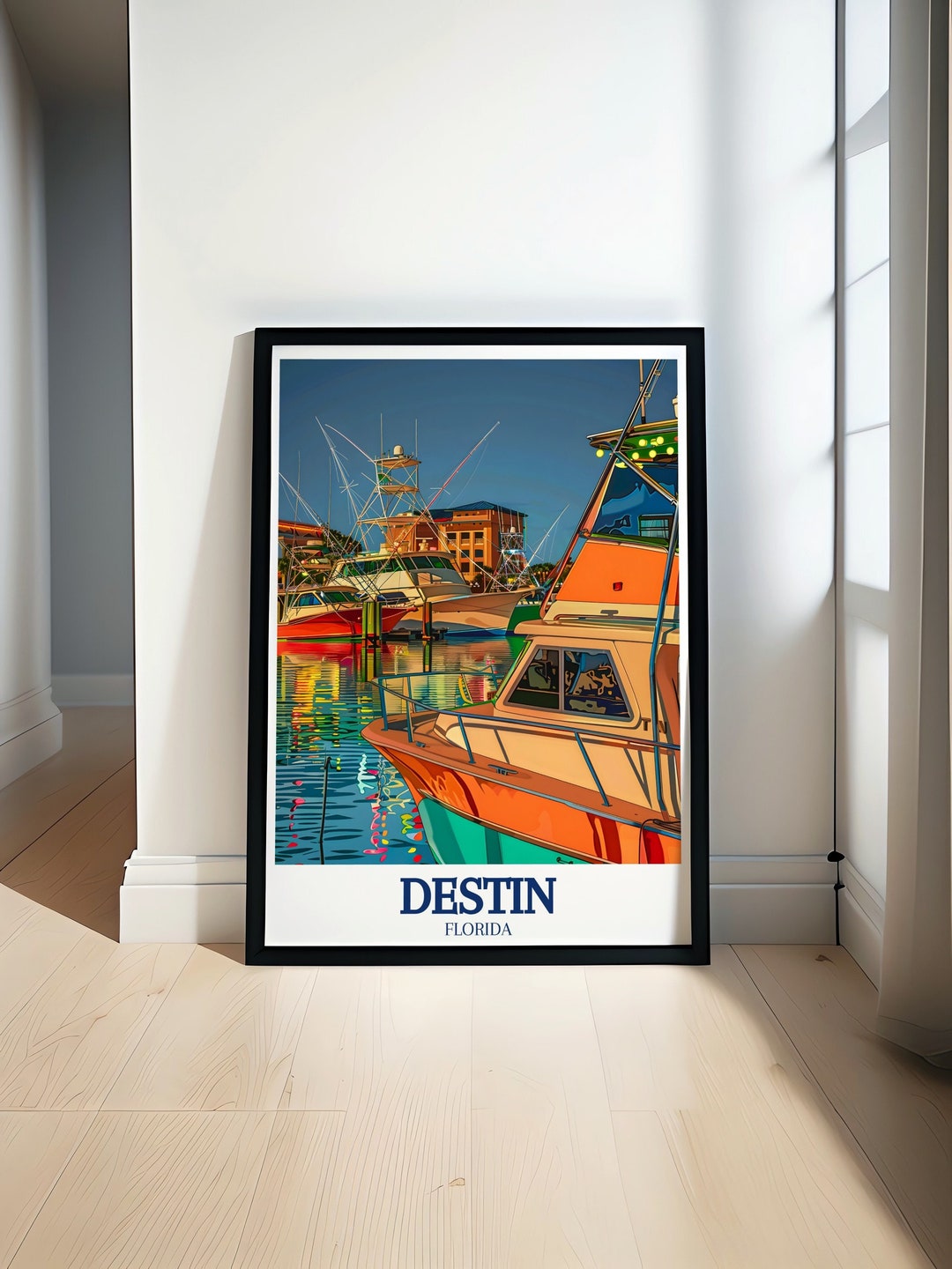 Destin Art Collection - Harborwalk Marina Travel Prints - Harborwalk ...
