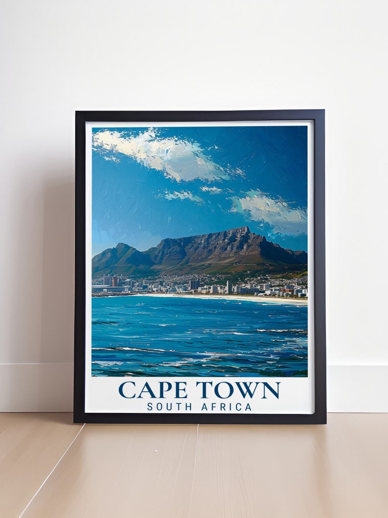 Cape Town Travel Print Table Mountain Posters and Prints Cape Town Art ...