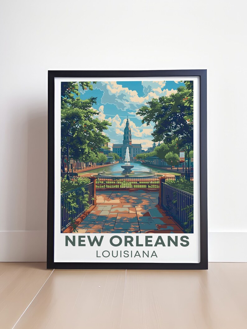 New Orleans Print - Jackson Square Art Print - New Orleans Decor - New ...