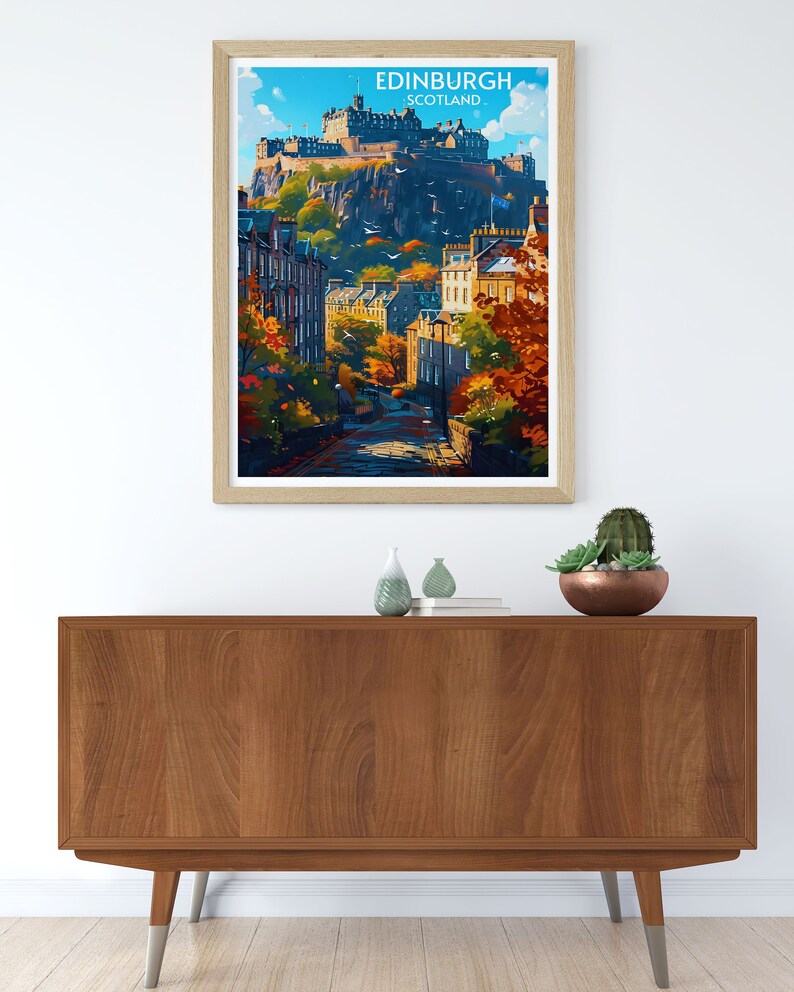 Majestic Edinburgh Castle Posters Edinburgh Castle Art for Timeless ...