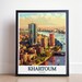 Khartoum Poster - Framed NTC Tower Print - Nile River Canvas Print ...