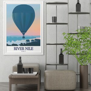 River Nile Travel Poster - Jinja Digital Travel Posters - White Nile ...