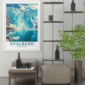 Svalbard Art Collection- Nordenskiöld Glacier Decor for Every Occasion ...