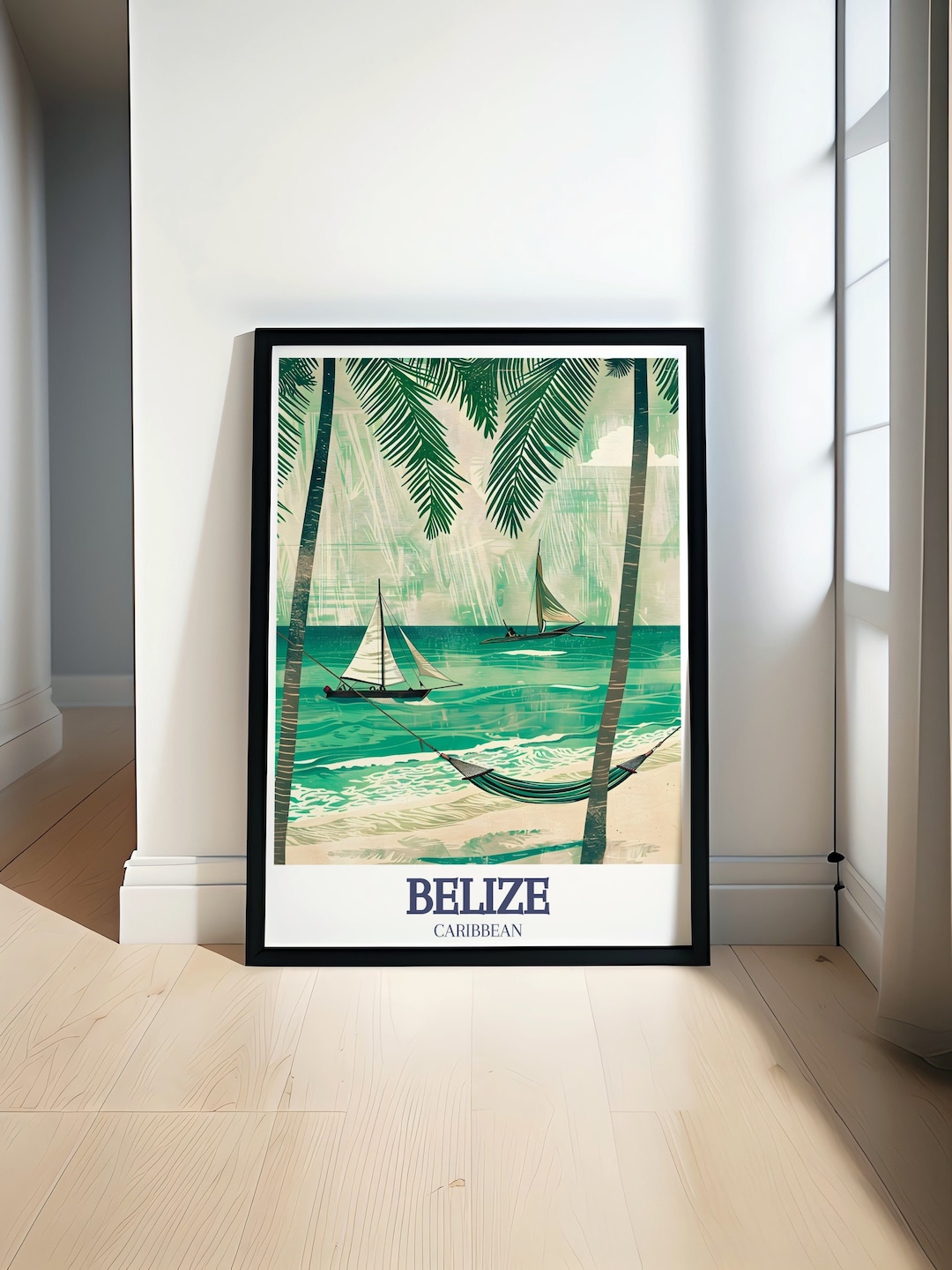 Belize Wall Art - Secret Beach Ambergris Caye With Caribbean Posters ...