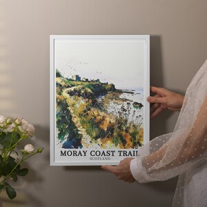 Moray Coast Trail Travel Posters - Burghead Bay Art Prints - Burghead ...