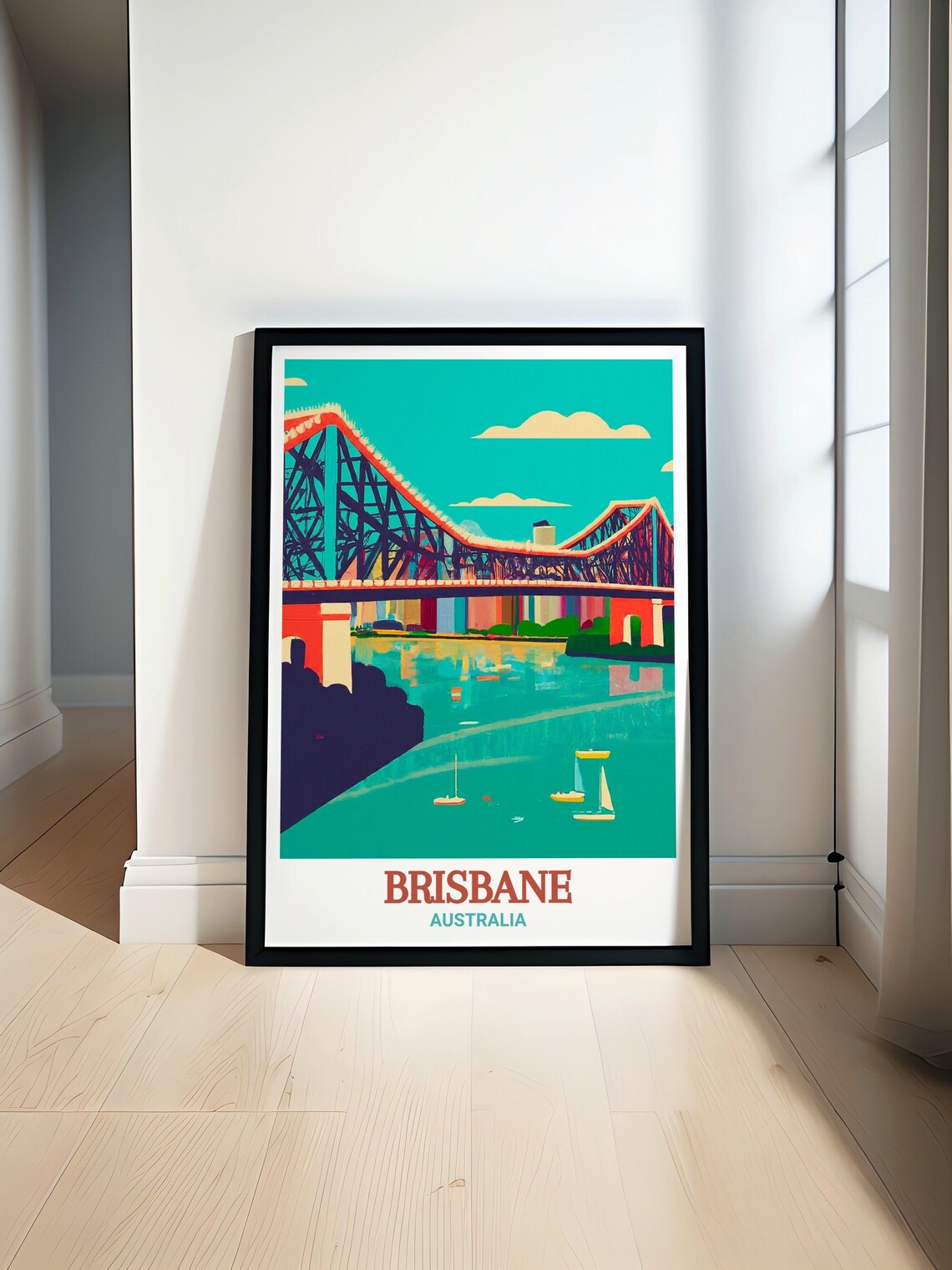 Brisbane Print - Story Bridge Australia Print - Story Bridge Poster ...