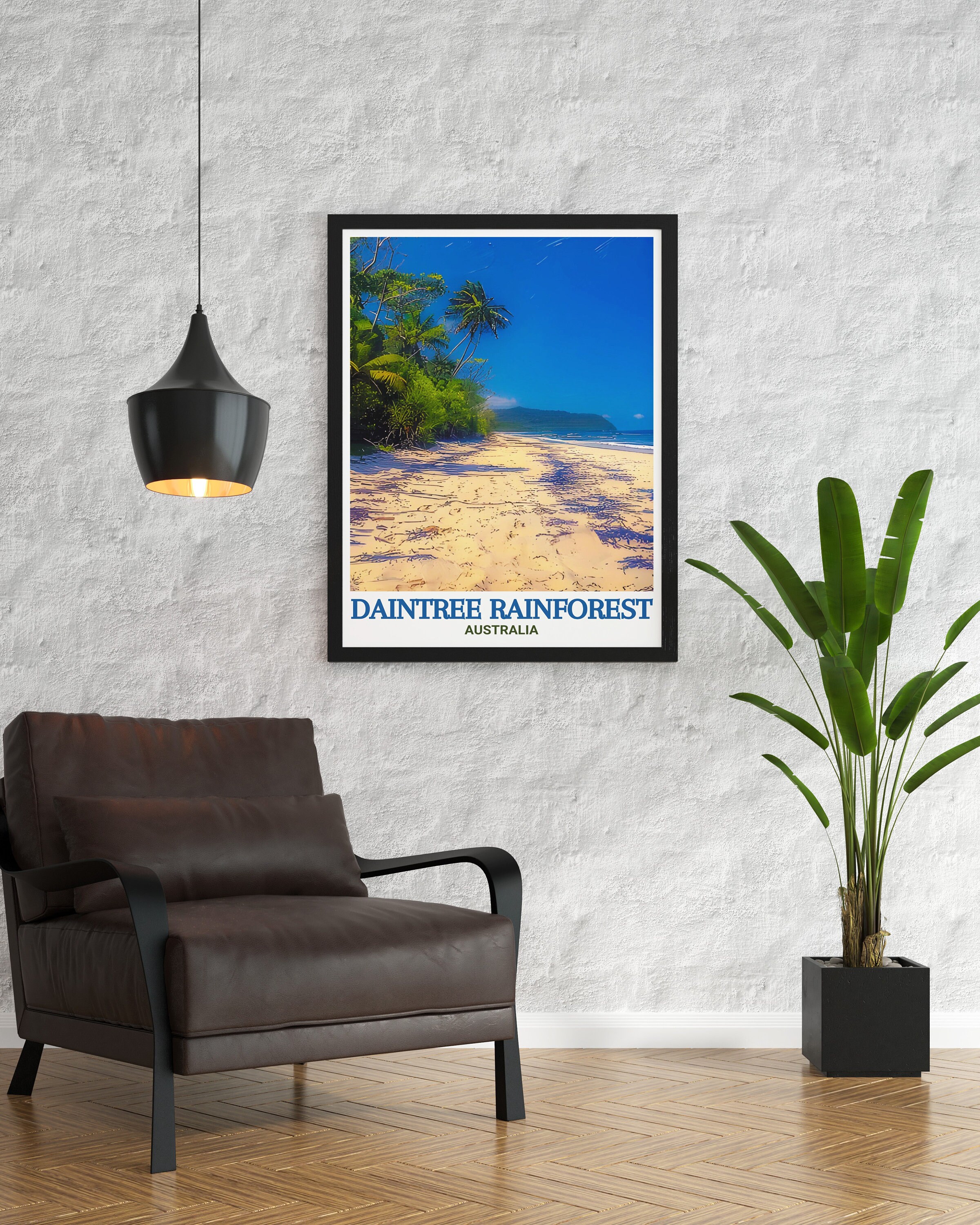 Daintree Rainforest Poster - Cape Tribulation Beach - Cape Tribulation ...