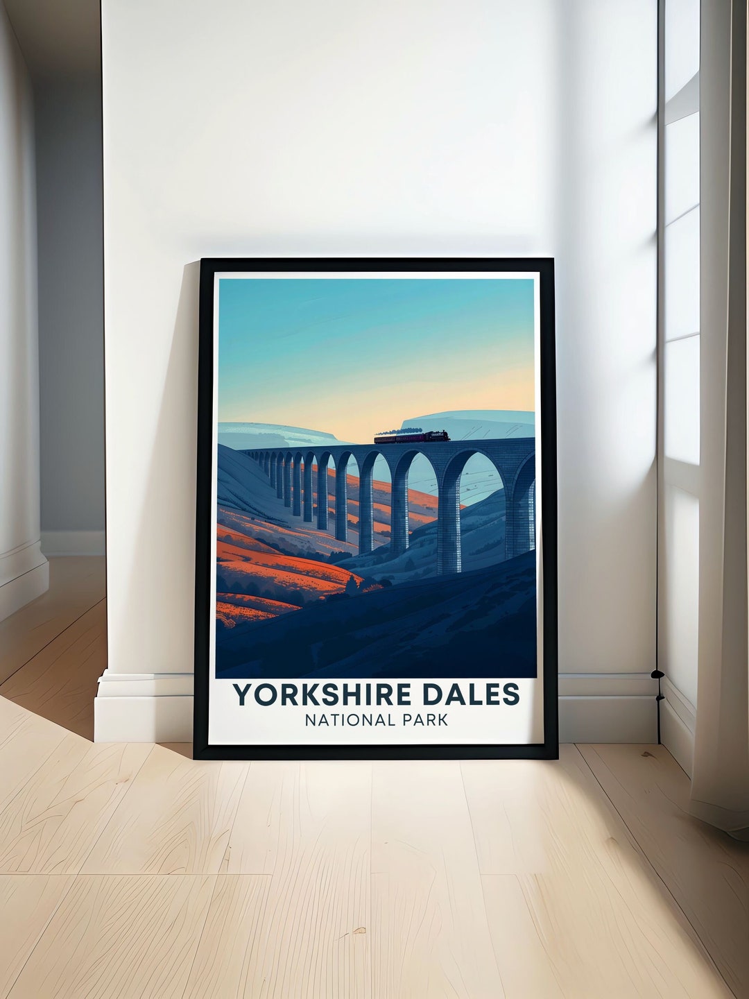 Yorkshire Dales National Poster - Ribblehead Viaduct Print - York Dales ...