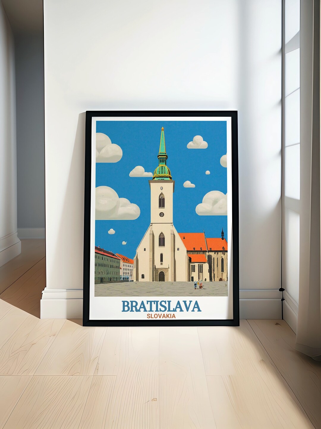 Bratislava Wall Art St. Martins Cathedral Art Bratislava Art Prints and ...