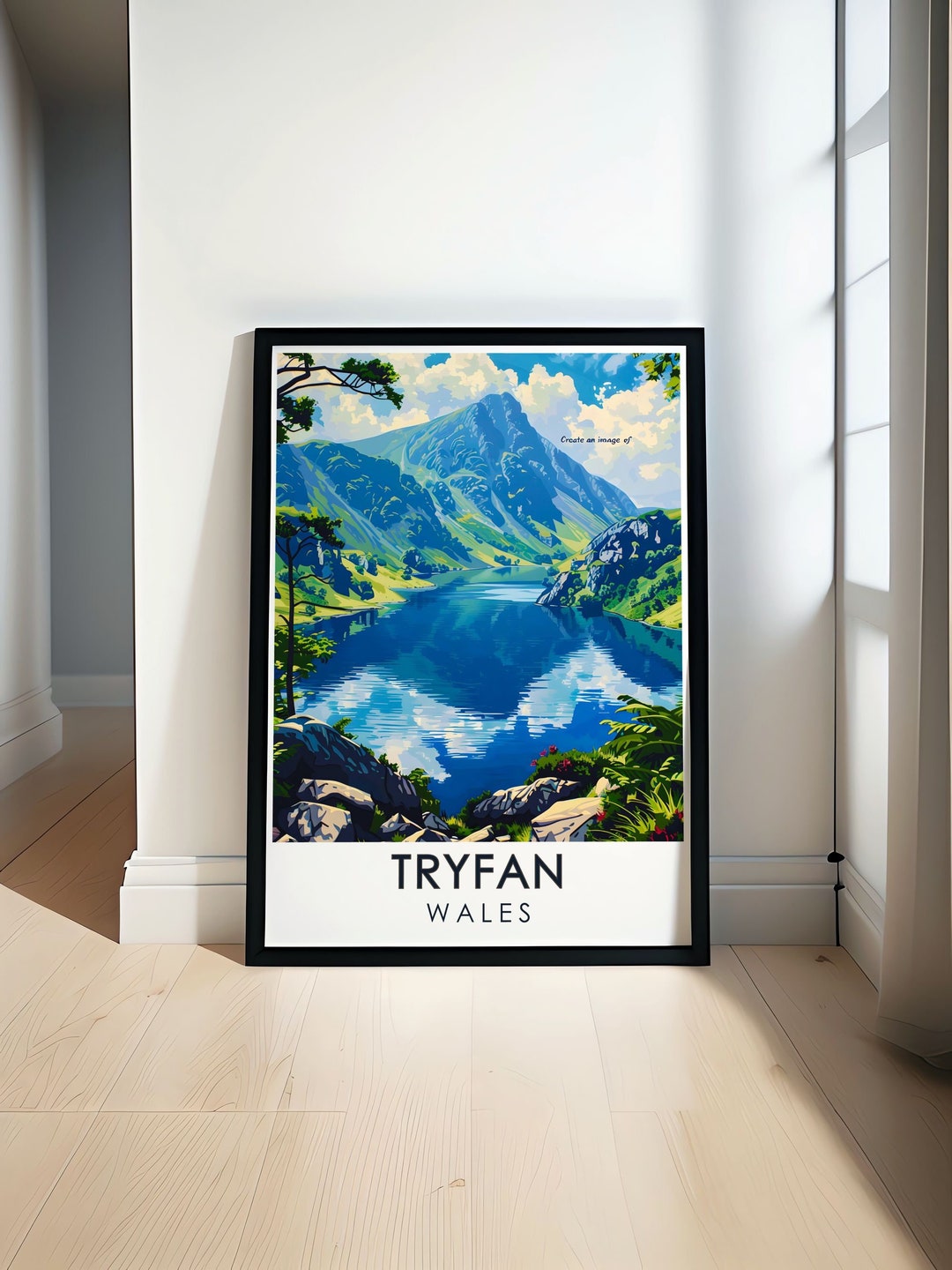 Tryfan Prints - Llyn Ogwen Decor - Tryfan and Llyn Ogwen Artwork ...