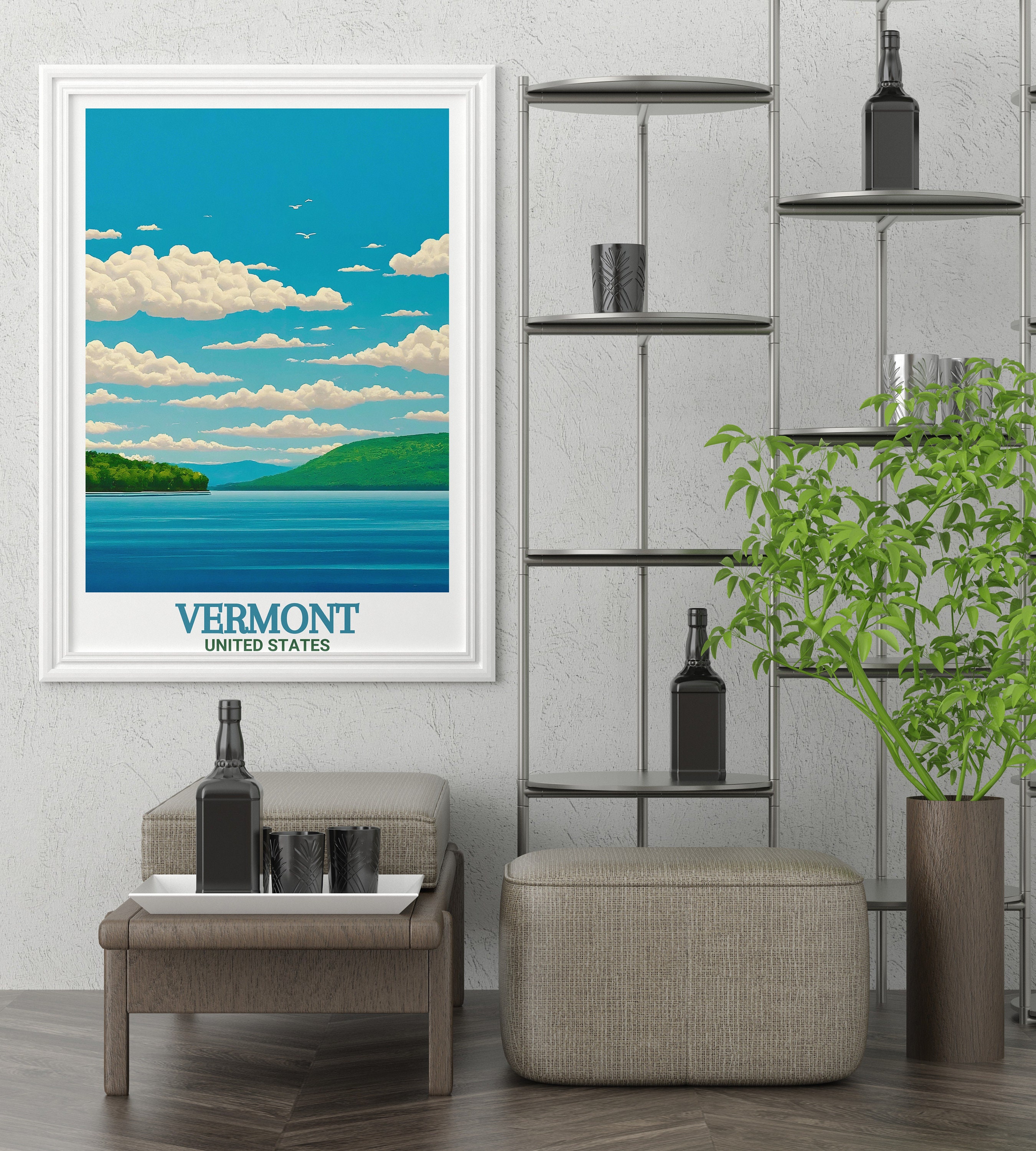 Vermont Poster - Lake Champlain Posters - Lake Champlain Prints ...