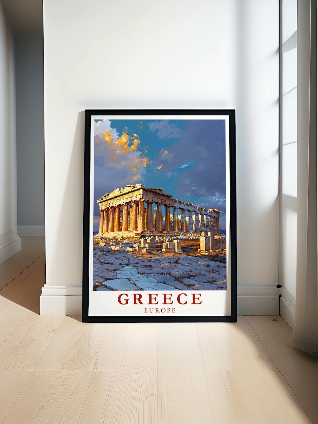 Greece Prints - Acropolis of Athens Travel Prints - Greek Art Prints ...