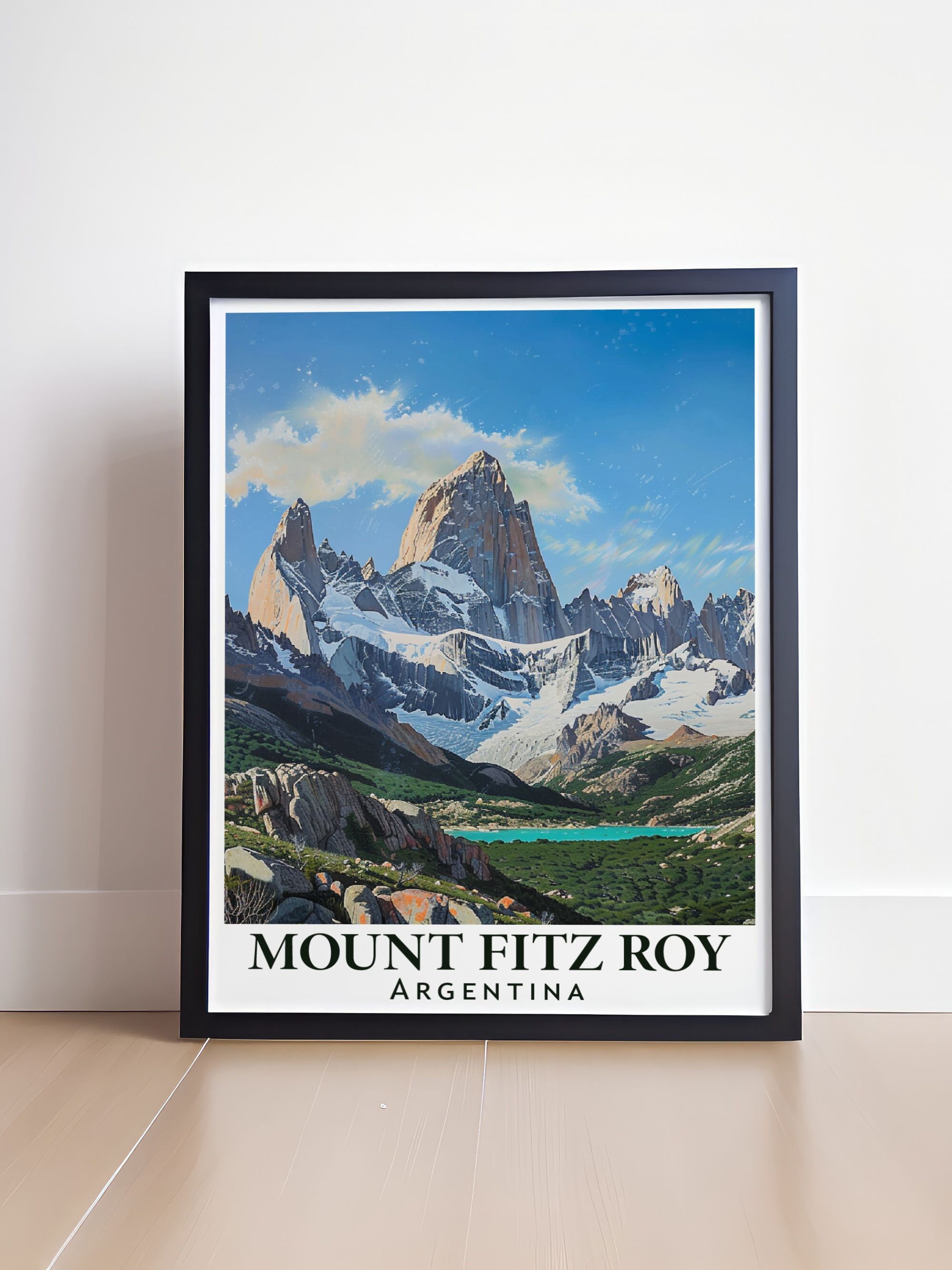 Mt Fitz Roy Poster Mount Fitz Roy Decor Mt Fitz Roy Art Mt Fitz Roy ...