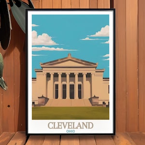 Cleveland Travel Print - Cleveland Museum of Art Travel Posters ...