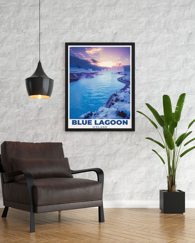 Blue Lagoon Travel Print Blue Lagoon Artwork the Blue Lagoon With ...