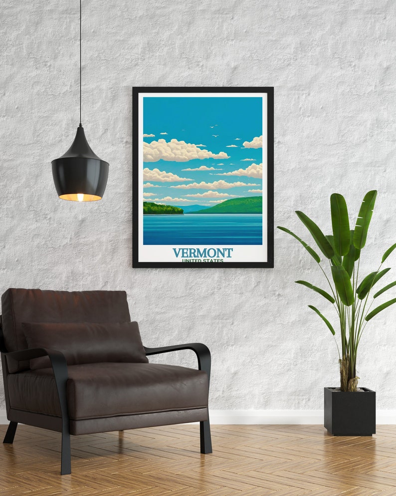 Vermont Poster - Lake Champlain Posters - Lake Champlain Prints ...