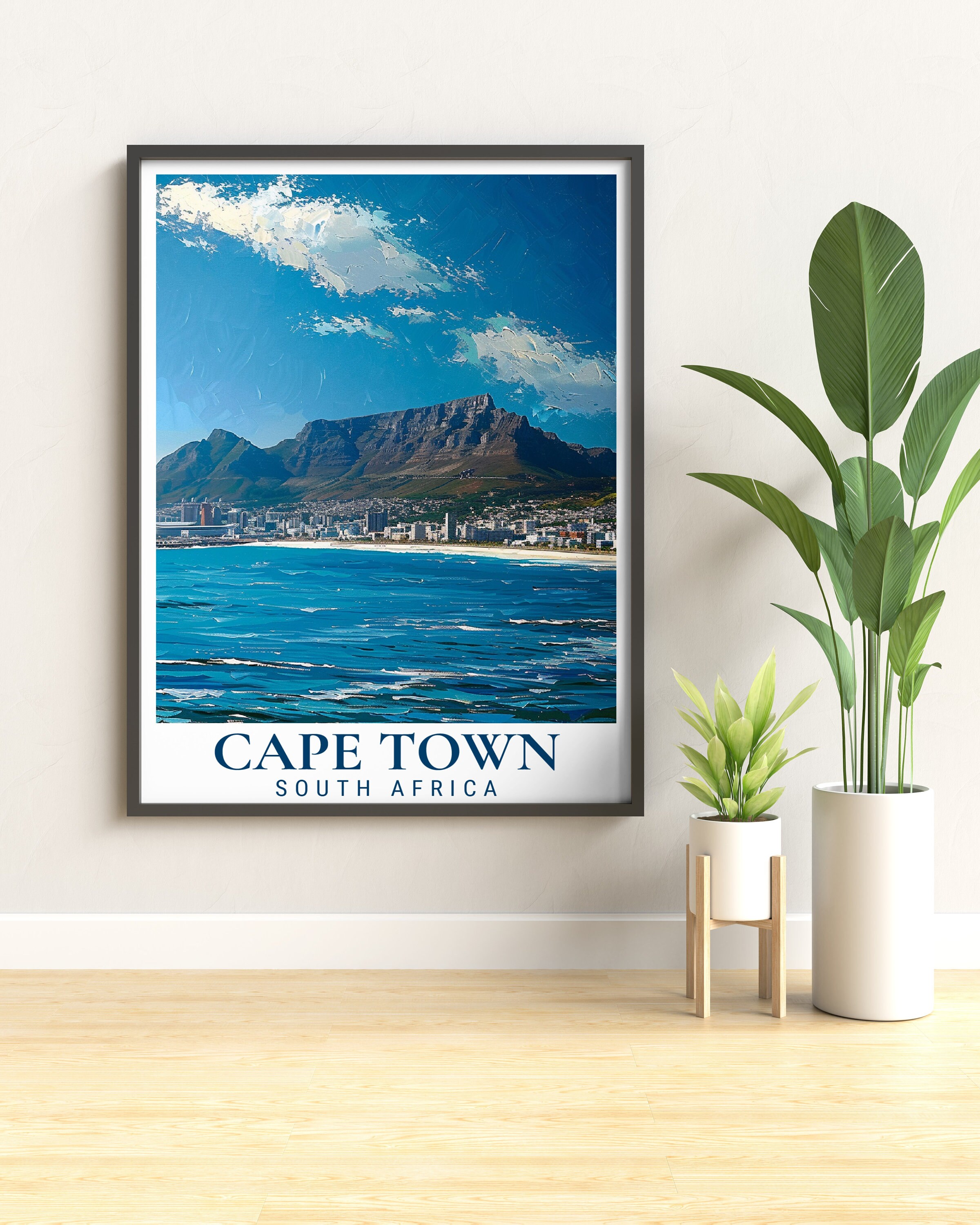 Cape Town Travel Print Table Mountain Posters and Prints Cape Town Art ...