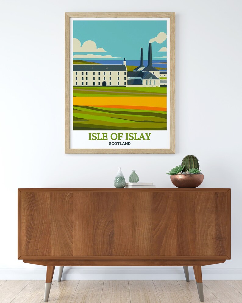 Isle of Islay Art Collection Laphroaig Distillery Travel Posters ...