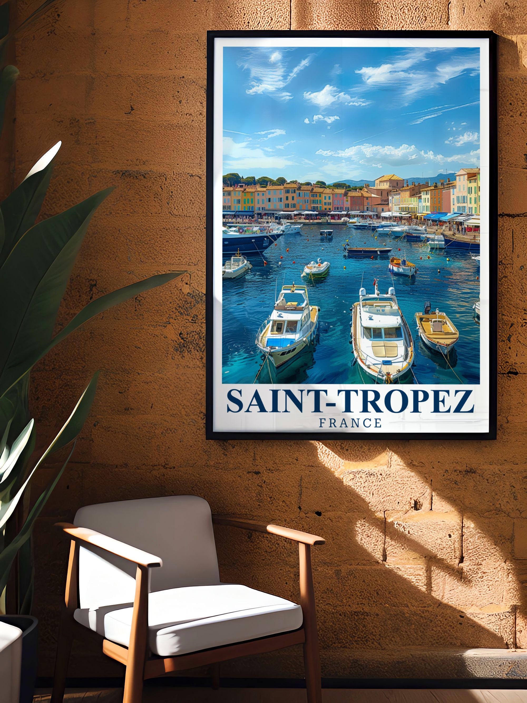 St Tropez Wall Art Port of St. Tropez Art and Travel Decor St Tropez Prints and Posters St ...