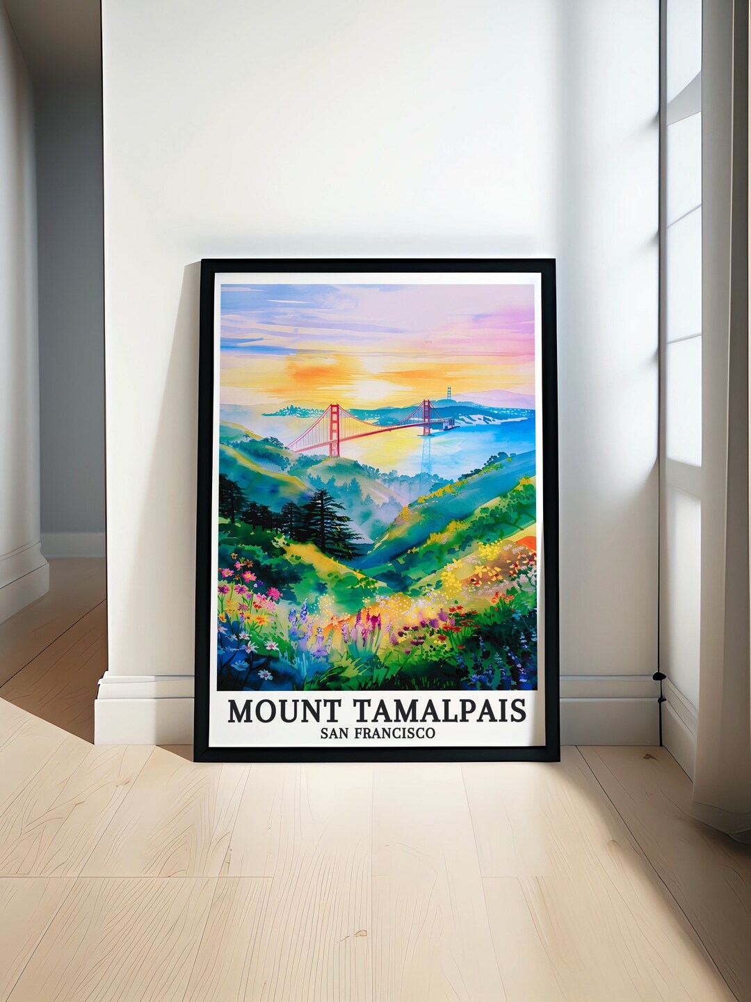 Mount Tamalpais Print - Golden Gate Bridge Print - Mount Tamalpais ...