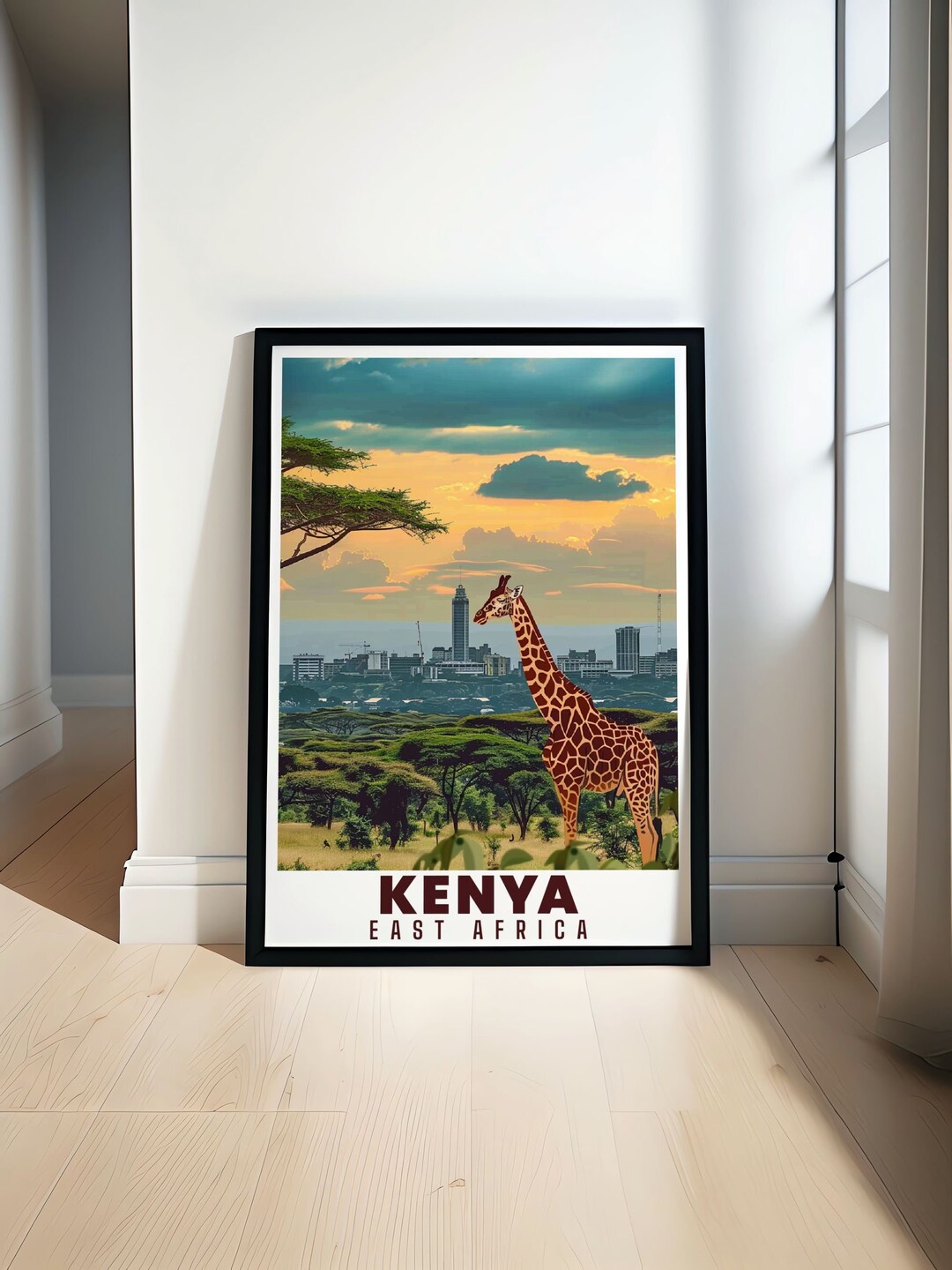 Kenya Wall Art Nairobi National Park Gift Nairobi National Park Decor ...