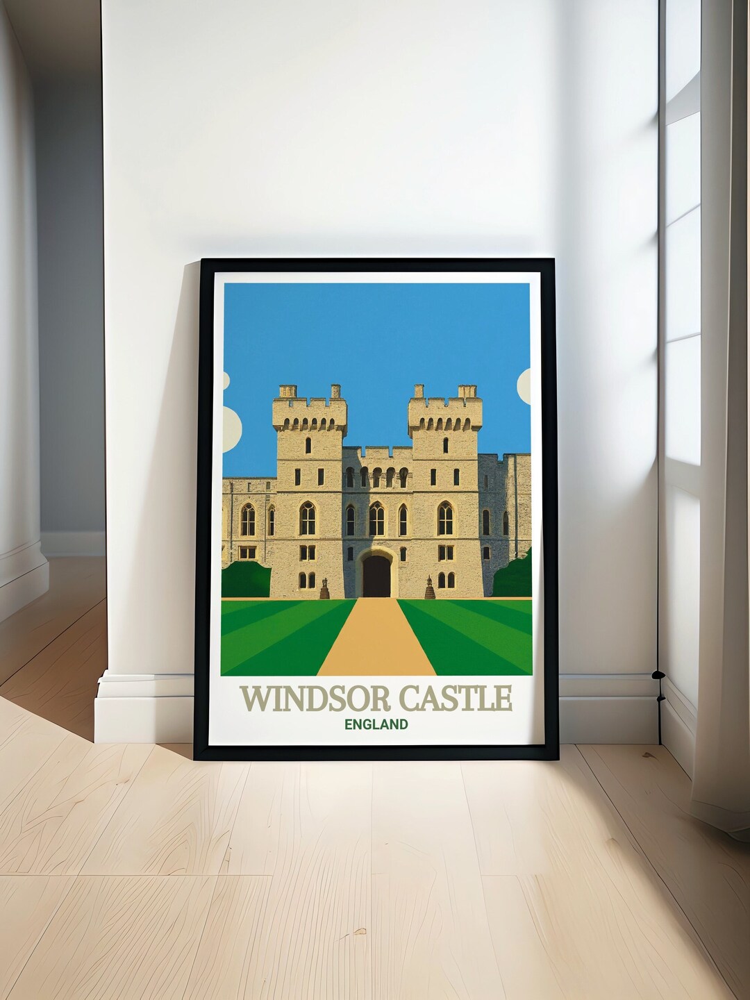 Windsor Castle Travel Posters - Englands Royal Heritage in Art ...