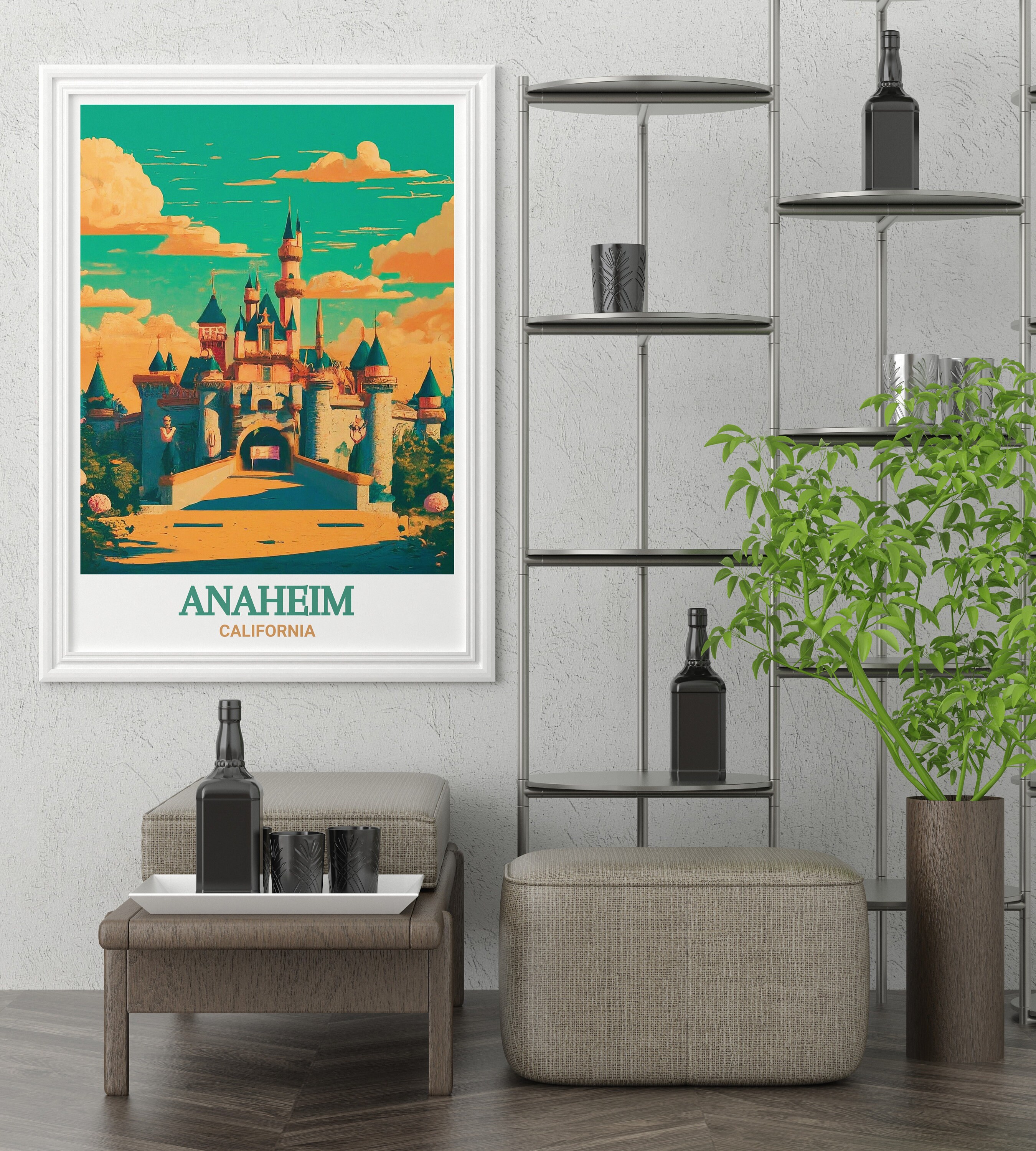 Anaheim Wall Art - North Gateway Rock Disneyland Resort Posters ...