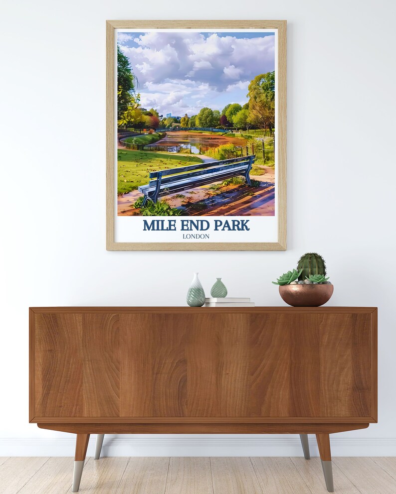 Mile End Park Poster - Mile End Road Prints - Beautiful East London ...